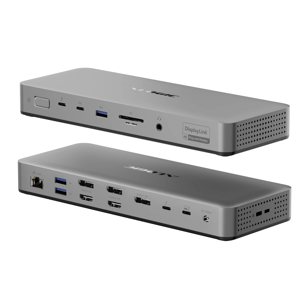 ALOGIC Quad 4K Display Thunderbolt Hybrid Universal Docking Station