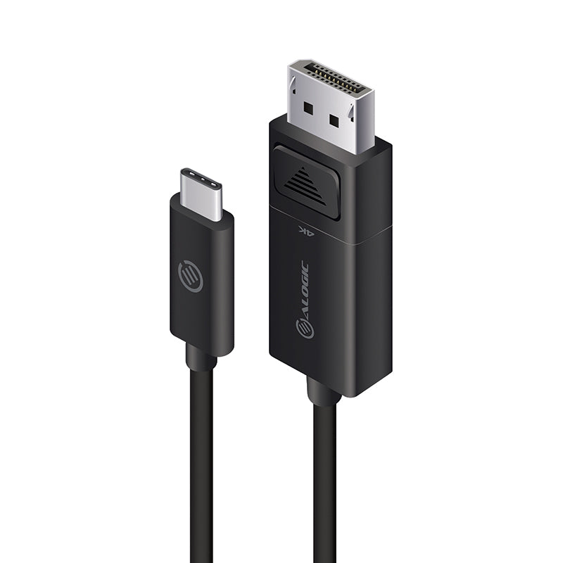 USB-C to DisplayPort Cable with 4K Support - Male to Male - 2m - Retai